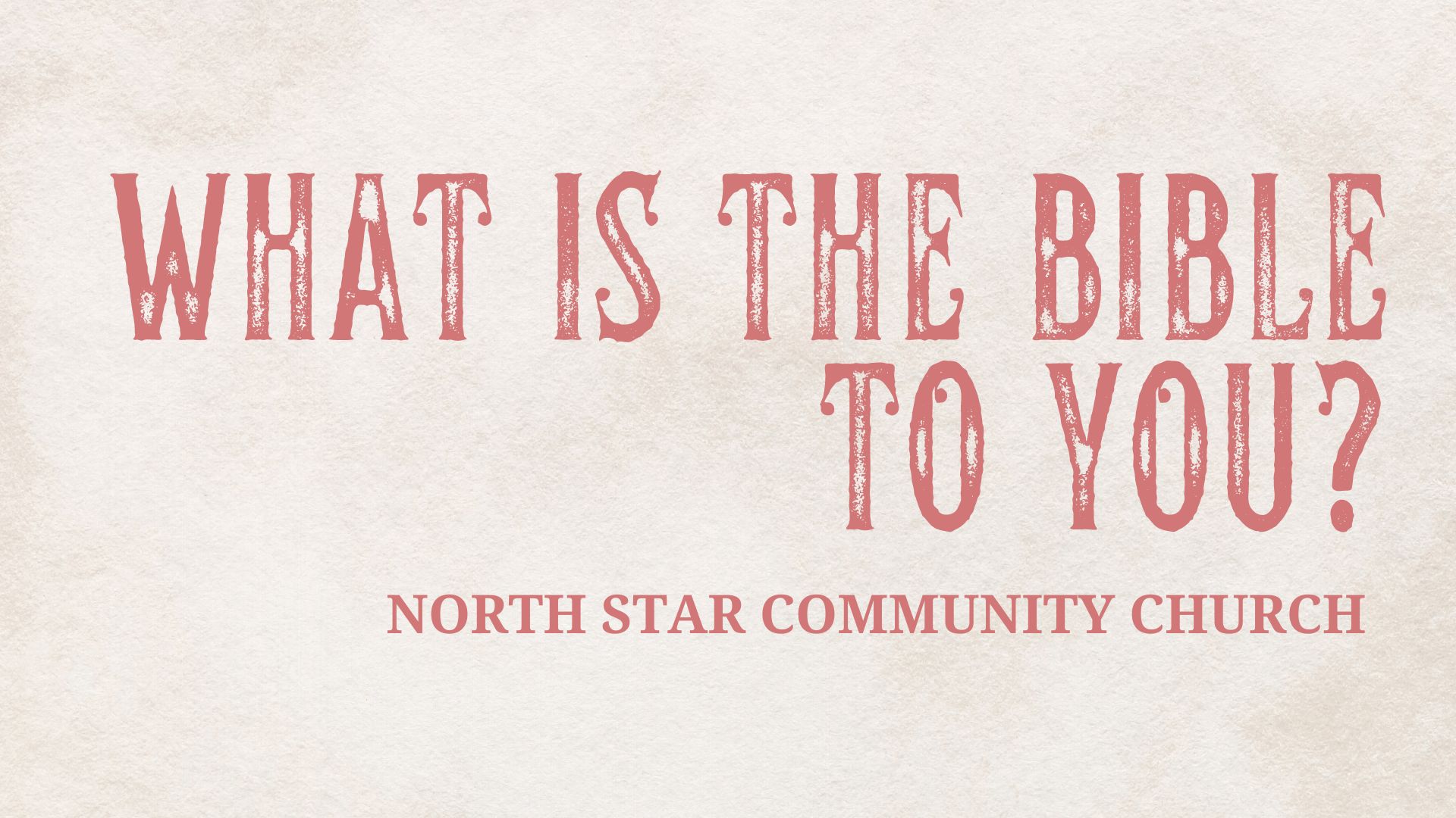 How To Resolve Conflict | North Star Community Church